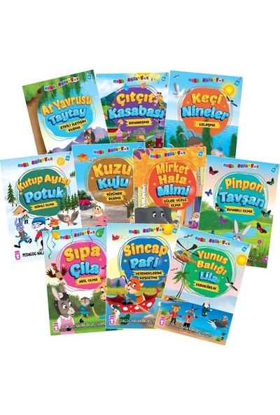 Mini Masallar 5 Set - (10 Kitap) - Nalan Aktaş Sönmez Mini Masallar 5 Set - (10 Kitap) - Nalan Aktaş Sönmez