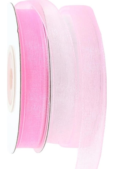 Süsle Bebek & Parti Organze Kurdele, 1,00 cm x 23 mt - 6 Renk Seçenekli -