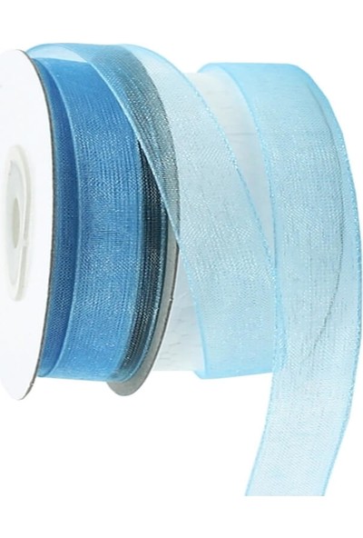 Süsle Bebek & Parti Organze Kurdele, 2,00 cm x 23 mt - 6 Renk Seçenekli -