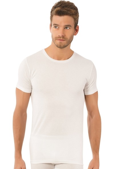 Elegant Öztaş Underwear 1066-A Erkek Tişört Yaka Fanila