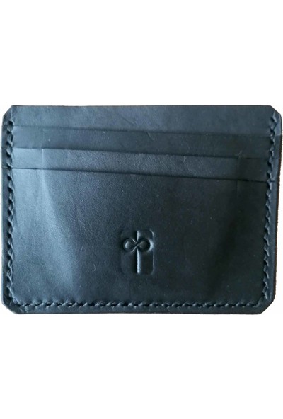 Zamaniscraft No.2 El Yapımı Hakiki Deri Kartlık Cüzdan