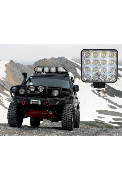 CRN 16 Ledli Off Road Çalışma Lambası Sis Farı 12 Volt 48 Watt CRN 16 Ledli Off Road Çalışma Lambası Sis Farı 12 Volt 48 Watt