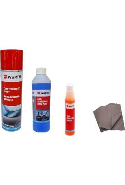 Würth 4 Parça Cam Temizlik Seti