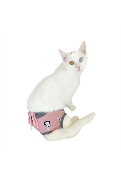 Kemique Flying Penguin Kedi Iç Çamaşırı Regl Külot Don