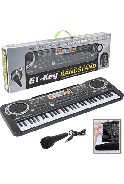 61-KEY 61 - Key Dijital Müzik Piyano Taşınabilir Klavye 61-KEY 61 - Key Dijital Müzik Piyano Taşınabilir Klavye