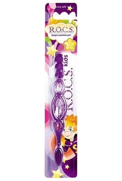 Rocs Kids 3-7 Yaş Diş Fırçası - Extra Soft Mor Rocs Kids 3-7 Yaş Diş Fırçası - Extra Soft Mor