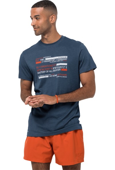 Jack Wolfskin Established In Erkek T-shirt