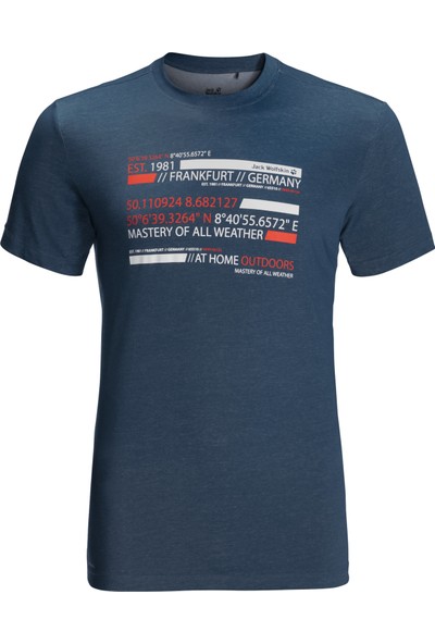 Jack Wolfskin Established In Erkek T-shirt