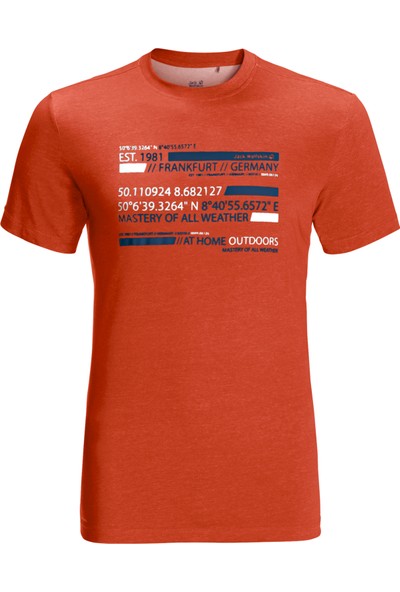 Jack Wolfskin Established In Erkek T-shirt