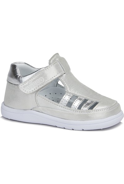 Vicco Amora Simli Kız İlk Adım Gümüş Günlük Ayakkabı Vicco Amora Simli Kız İlk Adım Gümüş Günlük Ayakkabı