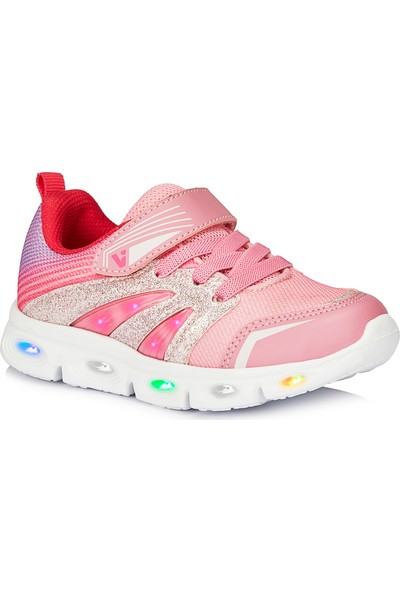 Vicco Samba Işıklı Kız Bebe Pembe Spor Ayakkabı