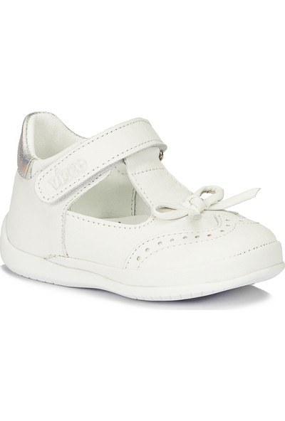 Vicco Muffin Fiyonklu Kız İlk Adım Beyaz Günlük Ayakkabı