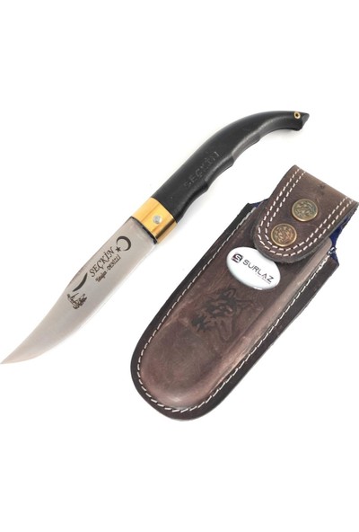 SürLaz Cep Çakısı Avcı Kamp Bıçağı 2'li Set Avcı Bıçağı