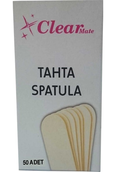 Tahta Ağda Çubuğu 50 Adetli