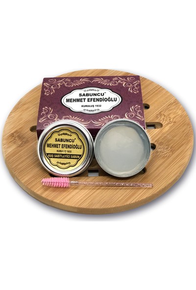 Kaş Sabitleyici ve Besleyici Sabun (Wax) Argan ve Hint Yağlı 30 gr