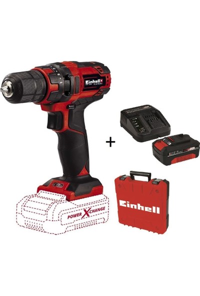 Einhell Tc-Cd 18/35 Li (1x4 Ah Starter Kit) 18 V Akülü Vidalama Matkap Çantalı Einhell Tc-Cd 18/35 Li (1x4 Ah Starter Kit) 18 V Akülü Vidalama Matkap Çantalı