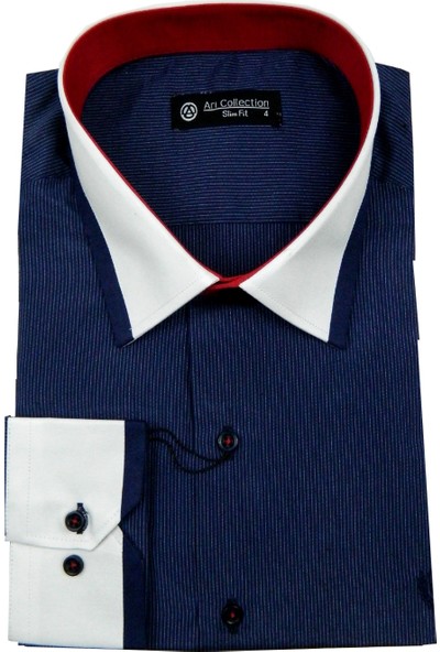 Arı Erkek Slim Fit Kombinli Gömlek 152703