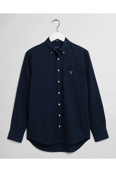 Gant Erkek Lacivert Regular Fit Gömlek 3046400.410 Gant Erkek Lacivert Regular Fit Gömlek 3046400.410