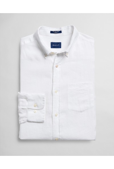 Gant Erkek Beyaz Regular Fit Gömlek 3012420.110 Gant Erkek Beyaz Regular Fit Gömlek 3012420.110