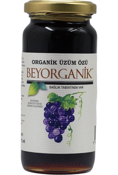 Beyorganik Organik Üzüm Pekmezi Özü 315 gr Beyorganik Organik Üzüm Pekmezi Özü 315 gr