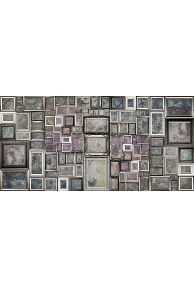 Moda Duvar Vintage Çerçeveler Vinil Duvar Kağıdı Tutkal Hediyeli