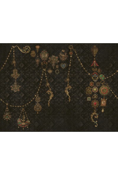 Moda Duvar Mitolojik Süsler Vinil Duvar Kağıdı Tutkal Hediyeli Moda Duvar Mitolojik Süsler Vinil Duvar Kağıdı Tutkal Hediyeli