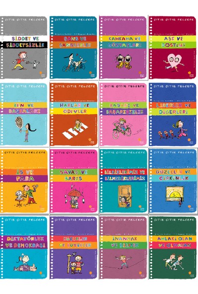 Çıtır Çıtır Felsefe 16 Kitap Set-2 - Şiddet - Şans - Kahkaha ve Gözyaşları - Aşk ve Dostluk - Ben ve Başkaları - Haklar ve Ödevler - Başarı ve Başarısızlık - Liderler ve Diğerleri - Savaş ve Barış Çıtır Çıtır Felsefe 16 Kitap Set-2 - Şiddet - Şans - Kahkaha ve Gözyaşları - Aşk ve Dostluk - Ben ve Başkaları - Haklar ve Ödevler - Başarı ve Başarısızlık - Liderler ve Diğerleri - Savaş ve Barış