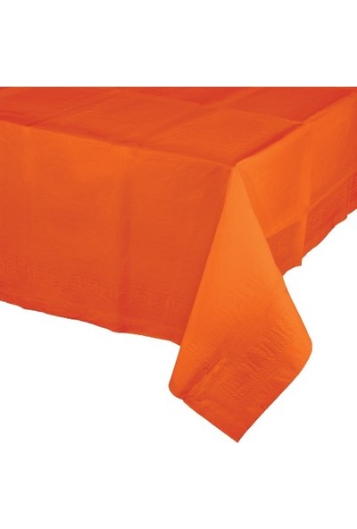 Parti Dünyası Turuncu Masa Örtüsü 274 cm x 137 cm Ebadında Parti Dünyası Turuncu Masa Örtüsü 274 cm x 137 cm Ebadında