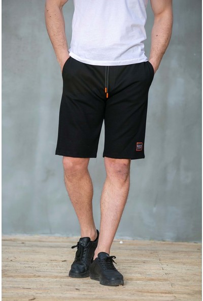 Meriche Erkek Siyah Regular Fit Şort & Bermuda Kapri 3010 Meriche Erkek Siyah Regular Fit Şort & Bermuda Kapri 3010