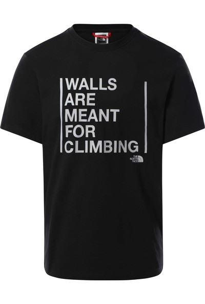 The North Face 3S3S Walls Are For Climbing Erkek T-Shirt The North Face 3S3S Walls Are For Climbing Erkek T-Shirt