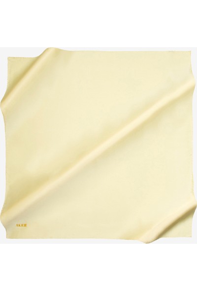 Aker Kadın Düz-Sarıtwill Ipek Eşarp