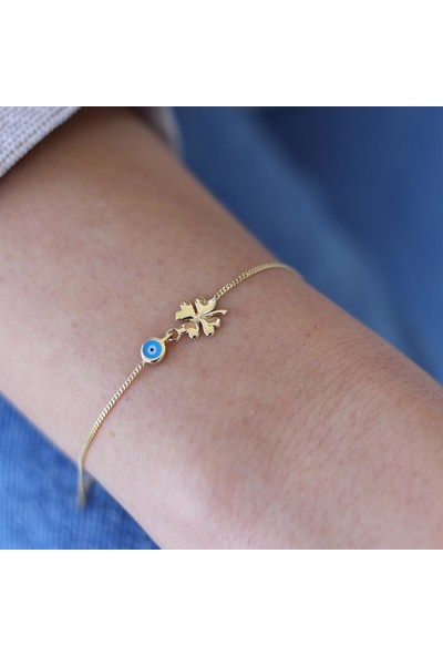 Değerli Kuyumculuk Mini Yonca Bileklik Değerli Kuyumculuk Mini Yonca Bileklik