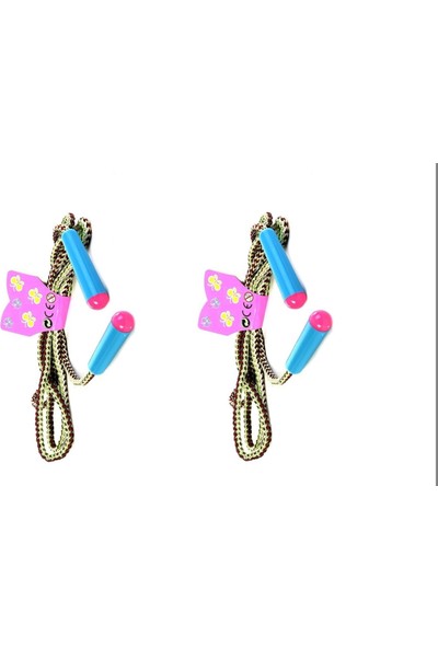 Efe Toys Düz Plastik Saplı Atlama Ipi 2 Metre 2 Çift
