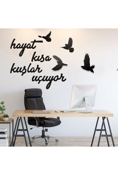 Yoko Hayat Kısa Kuşlar Uçuyor Duvar Dekoru