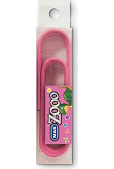 Mas Zoo Asetatta Plastik Kaplı Ataş No: 10 Pembe