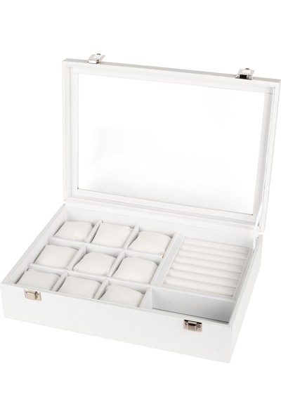 İmpala Saat + Yüzük + Kol Düğmesi + Gözlük Çok Amaçlı Takı Kutusu Ahşap Kasa Üzeri Deri Kaplama İmpala Saat + Yüzük + Kol Düğmesi + Gözlük Çok Amaçlı Takı Kutusu Ahşap Kasa Üzeri Deri Kaplama