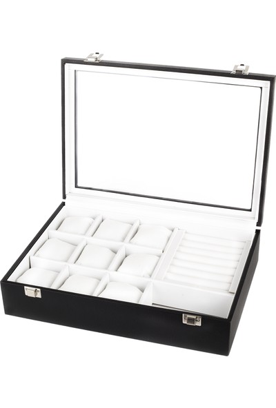 İmpala Saat + Yüzük + Kol Düğmesi + Gözlük Çok Amaçlı Takı Kutusu Ahşap Kasa Üzeri Deri Kaplama İmpala Saat + Yüzük + Kol Düğmesi + Gözlük Çok Amaçlı Takı Kutusu Ahşap Kasa Üzeri Deri Kaplama