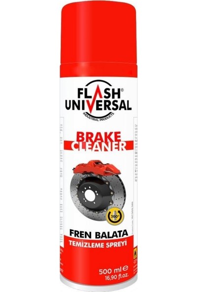 Flash Universal 2'li Set Flash Universal Fren Balata Temizleme Spreyi 500 ml Flash Universal 2'li Set Flash Universal Fren Balata Temizleme Spreyi 500 ml