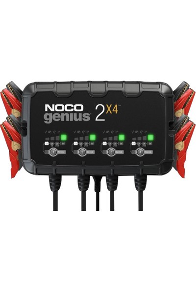 NOCO GENIUS2X4 6V/12V 40A Çoklu/4’Lü Akıllı Akü Şarj ve Akü Bakım/Desülfatör