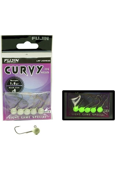 Fujin Curvy Glow Jig Head Fujin Curvy Glow Jig Head