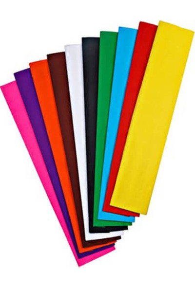 Temel Lüx Krapon Kağıdı Karışık Renk 10'lu