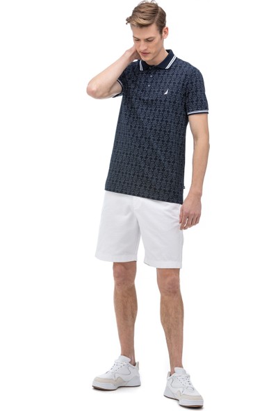 Nautıca Erkek Beyaz Chıno Slım Fıt Bermuda Şort B71001T.1BW Nautıca Erkek Beyaz Chıno Slım Fıt Bermuda Şort B71001T.1BW