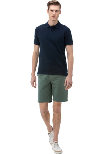 Nautıca Erkek Yeşil Chıno Slım Fıt Bermuda Şort B71001T.3FJ