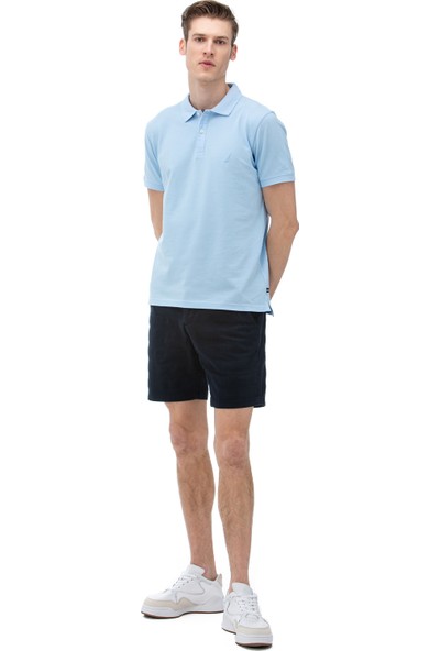 Nautıca Erkek Slim Fit Lacivert Bermuda Şort B01010T.4NV