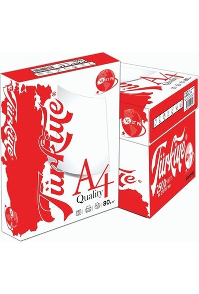 Vestpa Türkiye Copy A4 Fotokopi Kağıdı 80 gr 500'LÜ