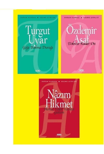 Yapı Kredi Yayınları - Göğe Bakma Durağı-Dokuza Kadar On - Henüz Vakit Varken Gülüm 3'lü Kitap Seti - Orhan Veli Kanık Yapı Kredi Yayınları - Göğe Bakma Durağı-Dokuza Kadar On - Henüz Vakit Varken Gülüm 3'lü Kitap Seti - Orhan Veli Kanık