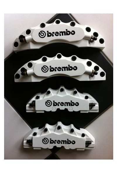 Dizayn Auto Garage Honda Civic Fd6 Civic Beyaz Brembo Kaliper Kapağı 4 Adet Dizayn Auto Garage Honda Civic Fd6 Civic Beyaz Brembo Kaliper Kapağı 4 Adet