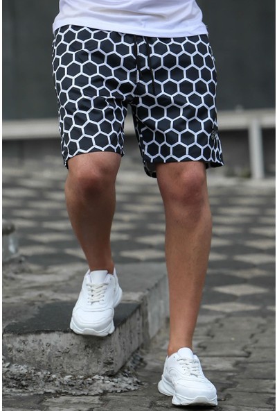 Madmext Siyah Erkek Deniz Şortu 4255