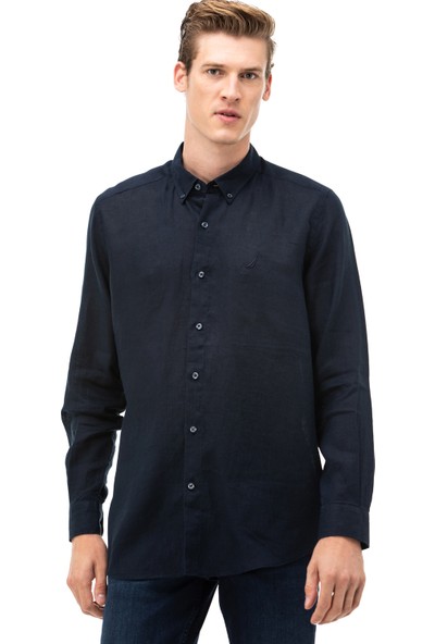 Nautica Erkek Classic Fit Lacivert Gömlek W01901T.4NV