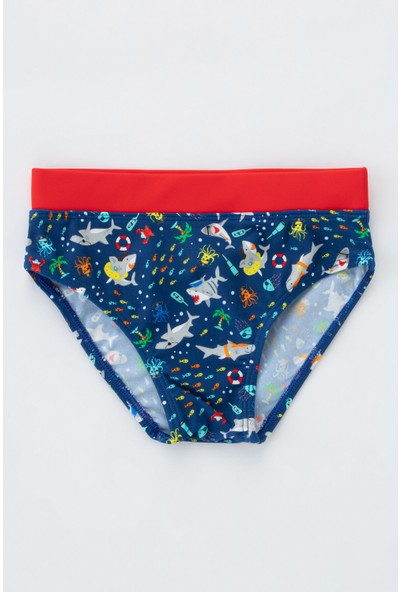 Penti Çok Renkli Erkek Çocuk Pirate Shark Slip Mayo